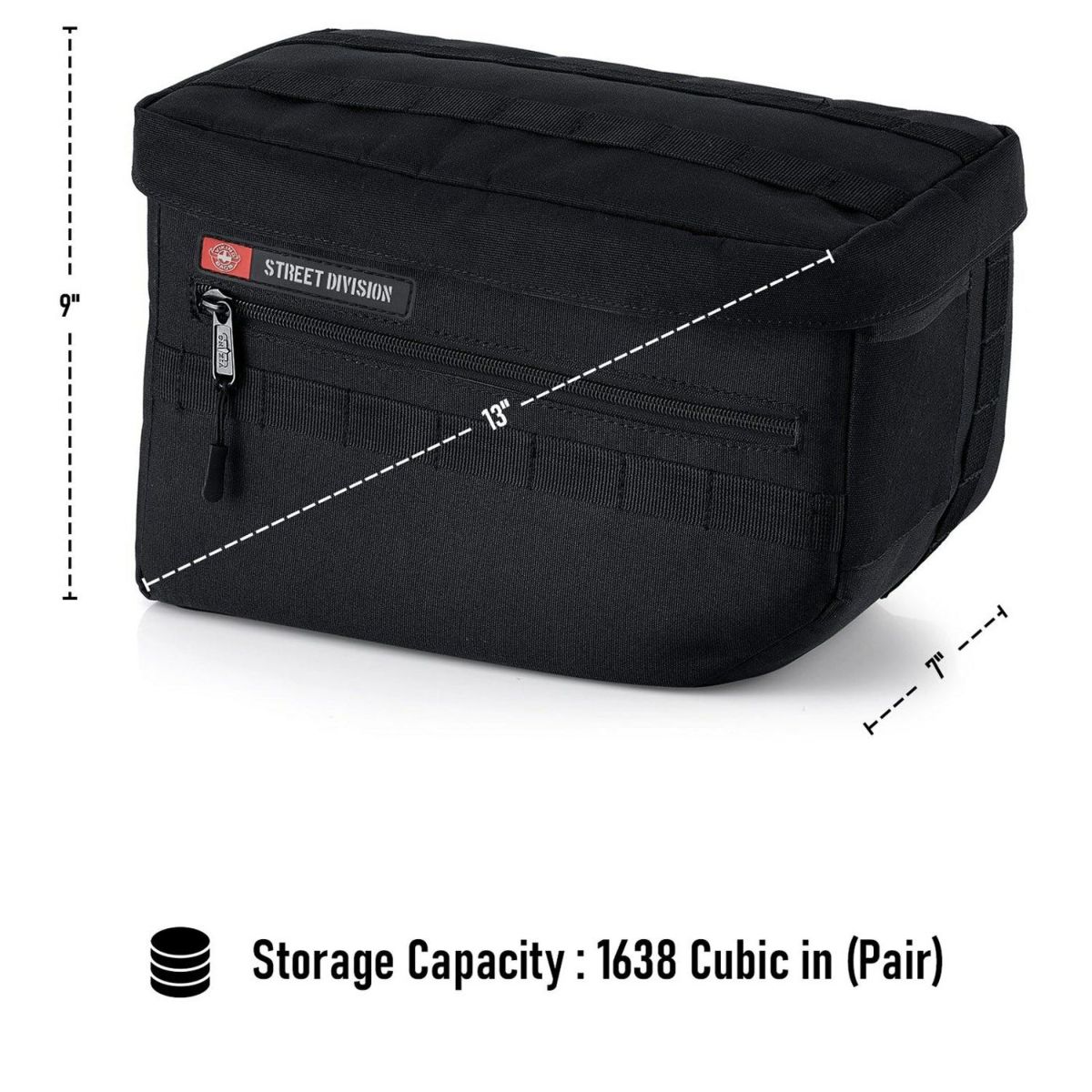 ナイトスター用両掛けサドルバッグ