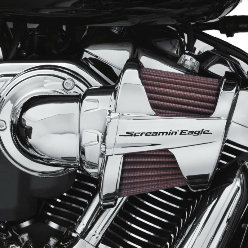 SEヘビーブリーザー ビレットアルミニウム フィルターカバー クローム |ハーレーパーツ専門店 HDパーツ