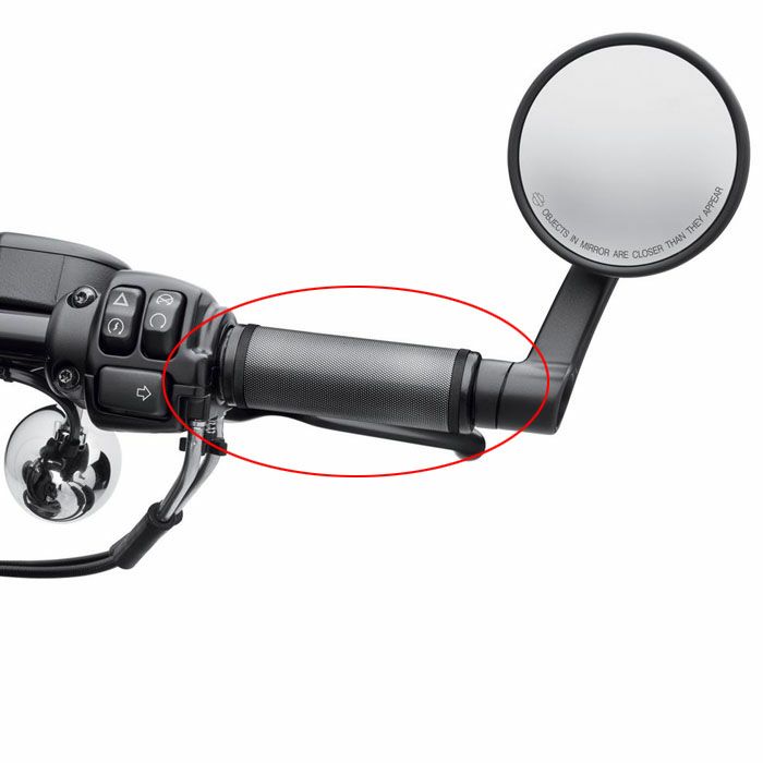 ハーレーダビッドソン、ツーリング HD純正グリップ（ケーブルスロットル用）