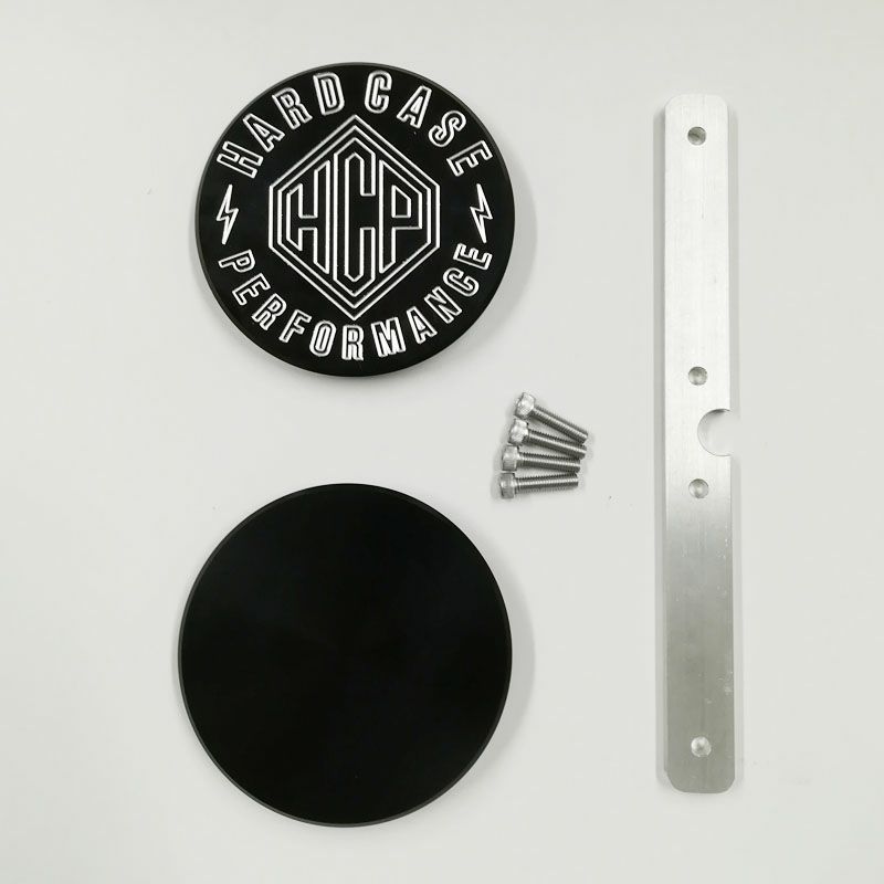 Hard Case Performance コンソールパック HCPロゴ刻印入り ブラック 2個セット |ハーレーパーツ専門店 HDパーツ
