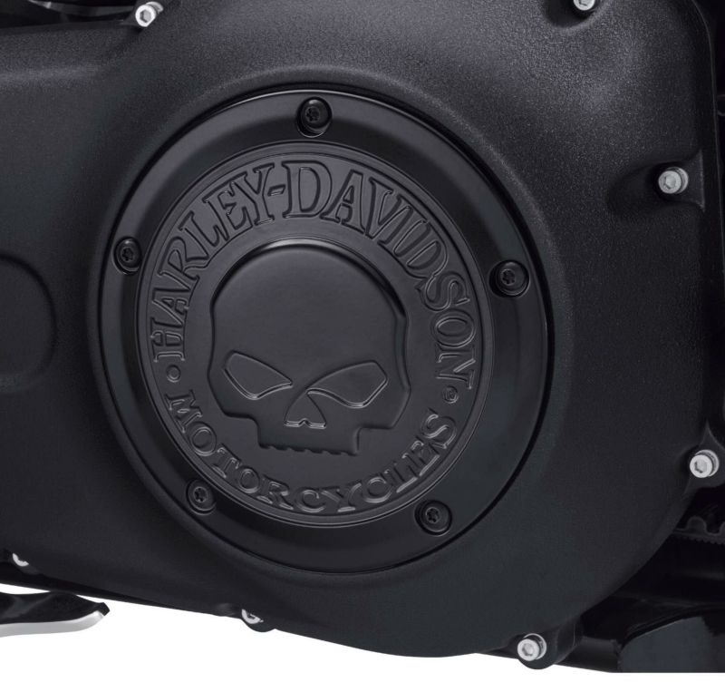 Willie G スカル ダービーカバー ブラック |ハーレーパーツ専門店 HDパーツ