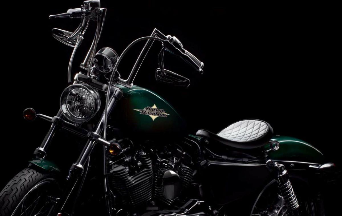 スポーツスター ハンドル＆ハンドル用ケーブル