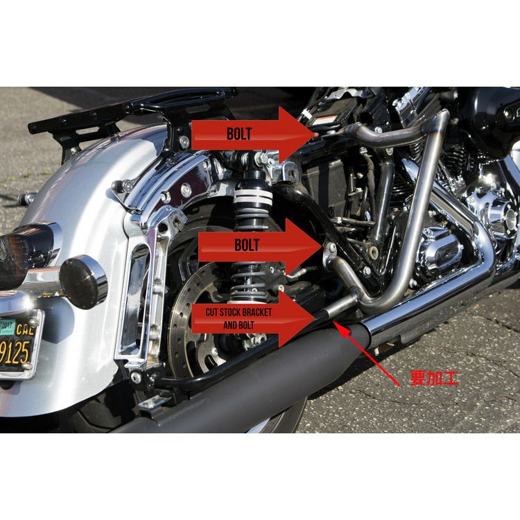 ツアラー2014年以降用 サドルバッグガード、レール