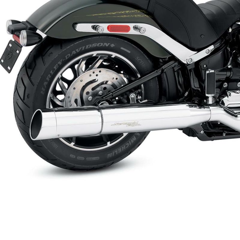 スクリ―ミンイーグル ストリートキャノンマフラー クローム FLSB Eマーク付き |ハーレーパーツ専門店 HDパーツ