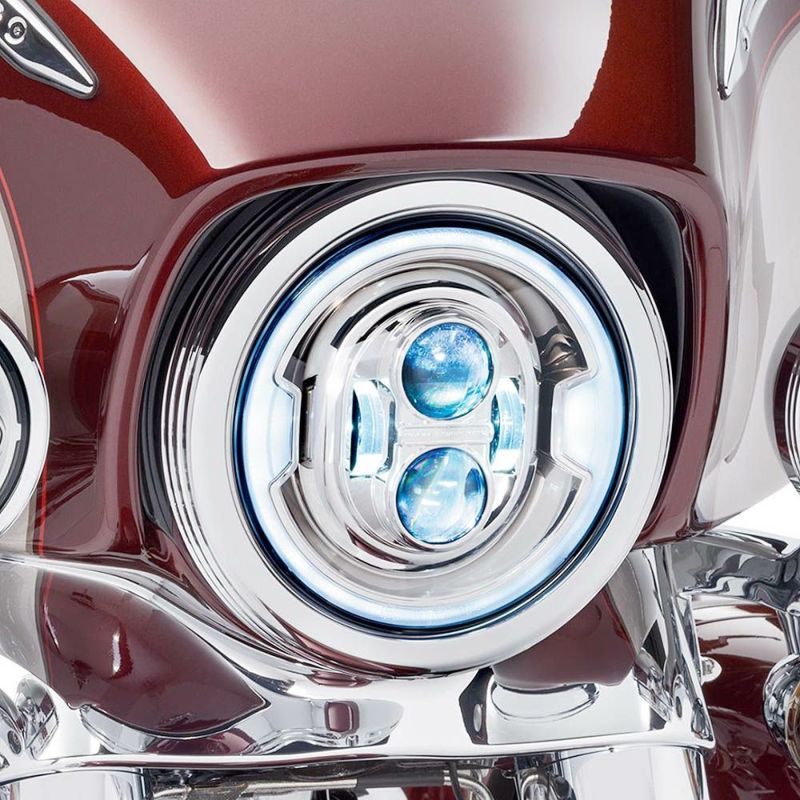 ハーレー純正★7インチ･デーメーカー･プロジェクターLEDヘッドライト クローム |ハーレーパーツ専門店 HDパーツ