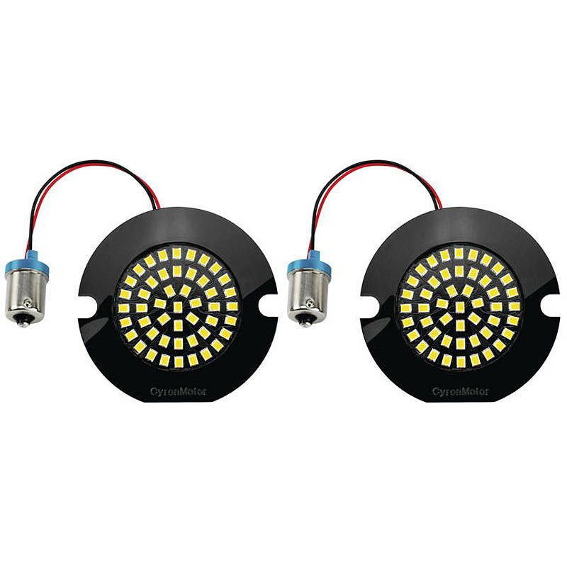 Cyron Ledフラットウインカーインサート アンバー |ハーレーパーツ専門店 HDパーツ