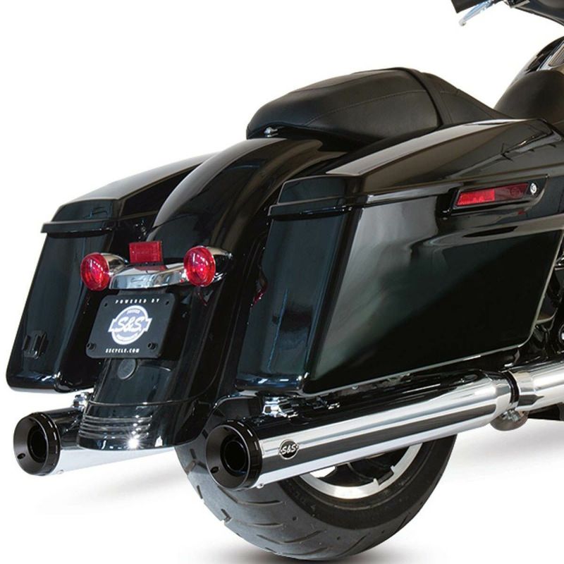 S&S グランドナショナル スリップオンマフラー クローム |ハーレーパーツ専門店 hd-parts.jp