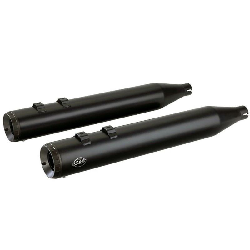 S&S グランドナショナル スリップオンマフラー ブラック |ハーレーパーツ専門店 hd-parts.jp