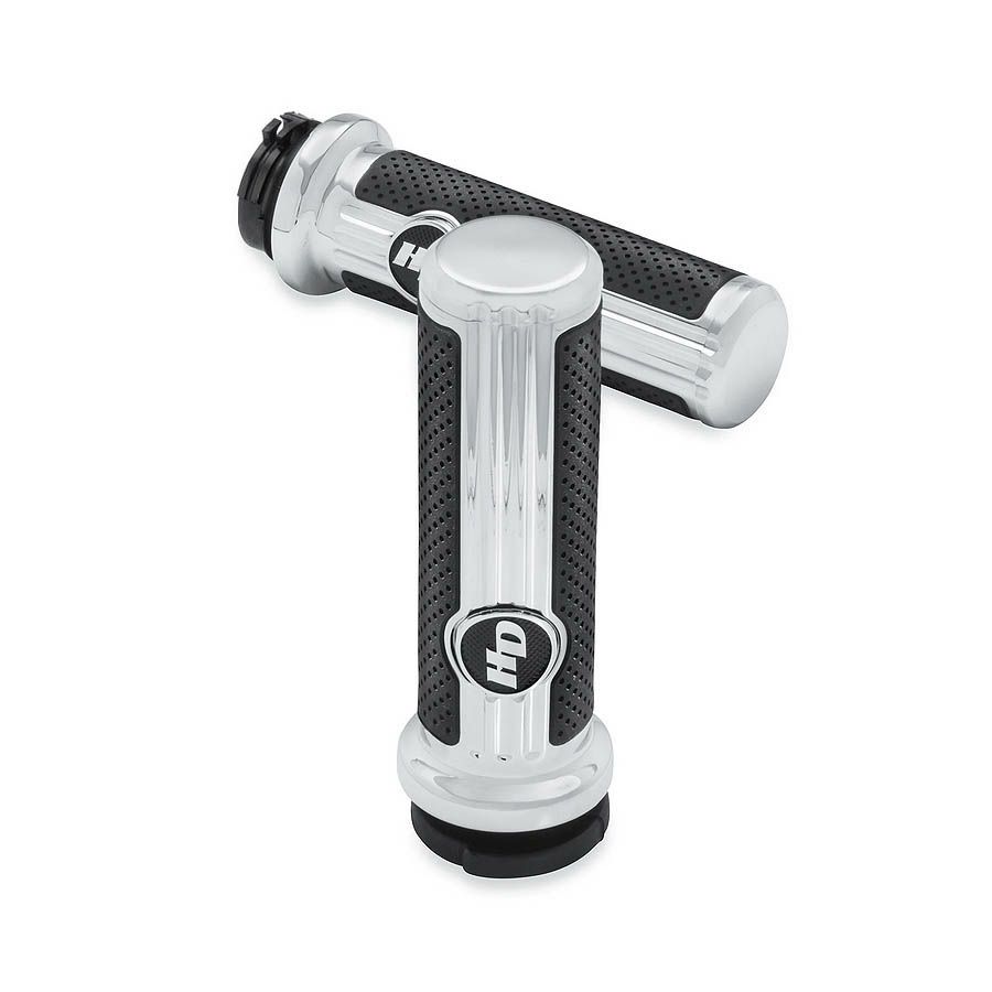 ハーレーダビッドソン、ツーリング HD純正グリップ（ケーブルスロットル用）