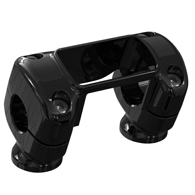 ThunderBike FXBBS、FXBRS、FXDR Speedo ライザーキット ブラック |ハーレーパーツ専門店 HDパーツ