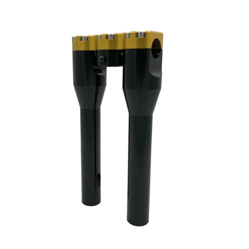 9.5インチライザー ゴールド/ブラック Hard Case Performance |ハーレーパーツ専門店 HDパーツ