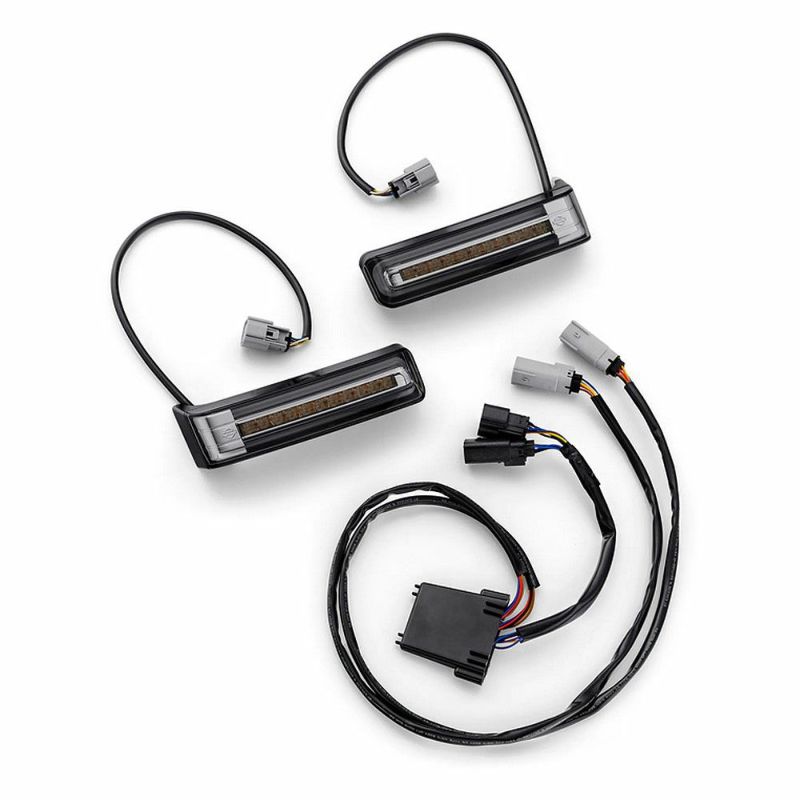 シグネチャー LED サドルバッグライト スモークレンズ |ハーレーパーツ専門店 hd-parts.jp