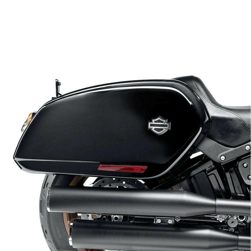 ローライダーSTスタイル ハードサドルバッグ ビビッドブラック |ハーレーパーツ専門店 hd-parts.jp