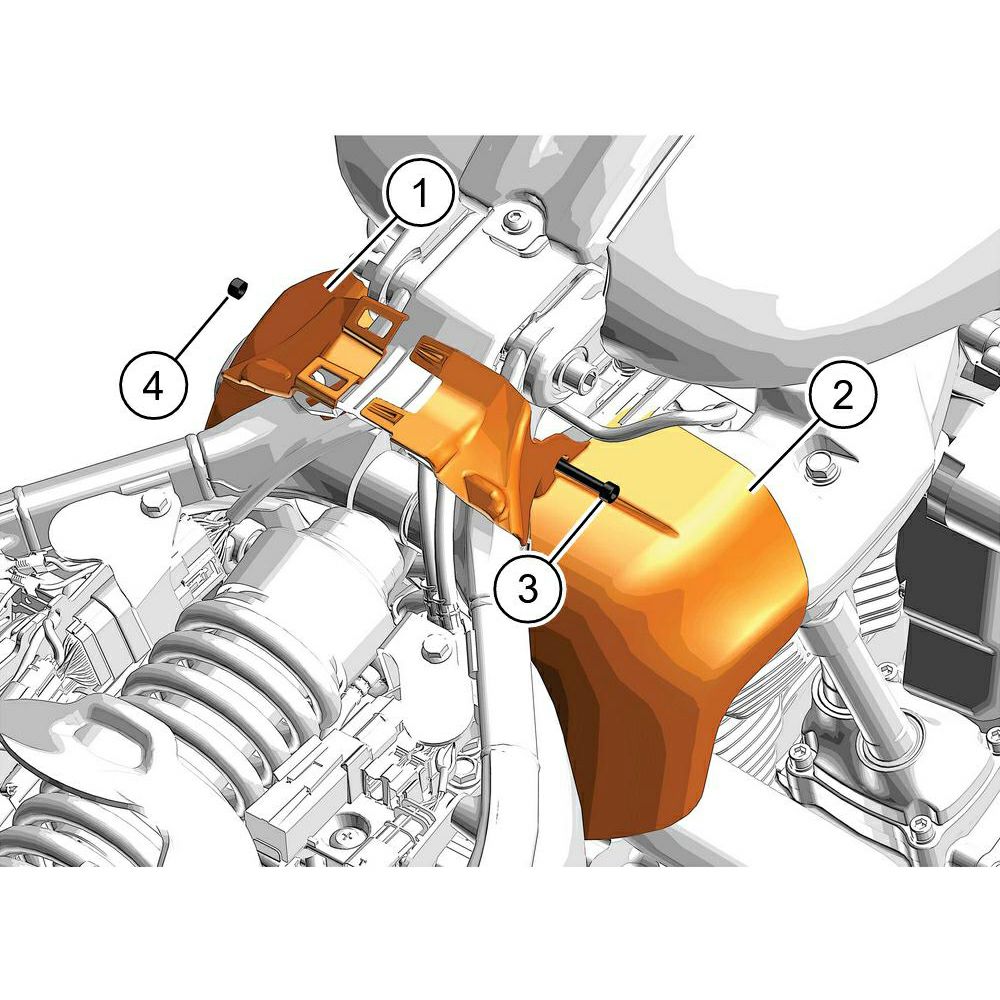 ハーレー純正 ソフテイル ウインドシールド|Harley Davidson