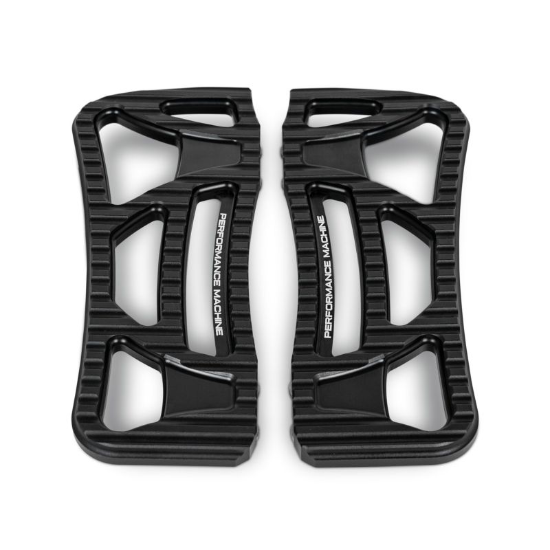 Performance Machine DRIFTER ライダー・フロアボード (ブラックOPS) 【ツーリング、FL ソフテイル、ダイナ ...