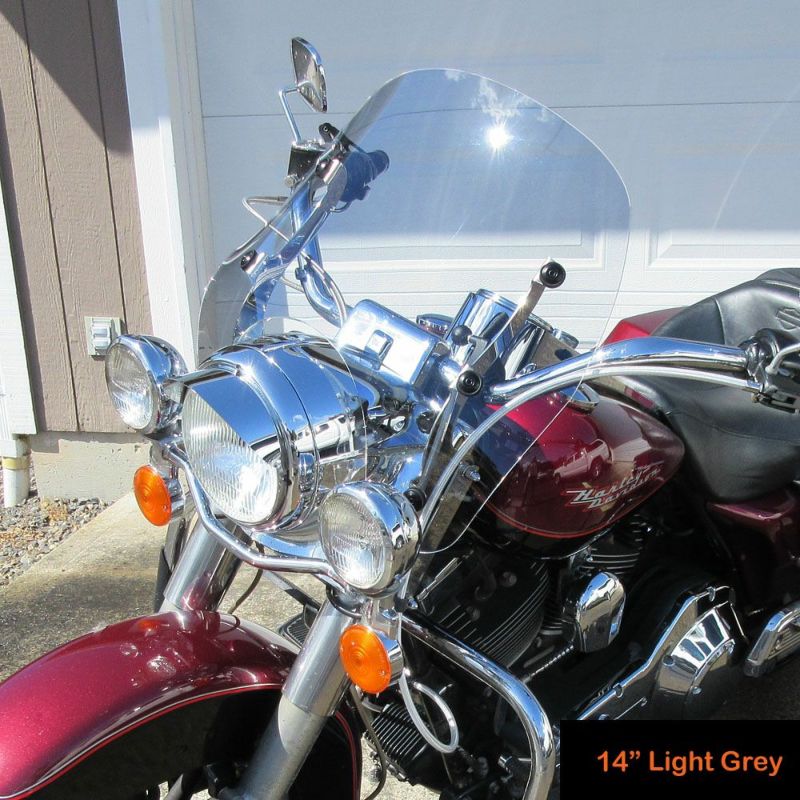 FREEDOM SHIELDS CVOロードキング ウインドスプリッター ウインドシールド ライトグレー FLHR |ハーレーパーツ専門店 HDパーツ
